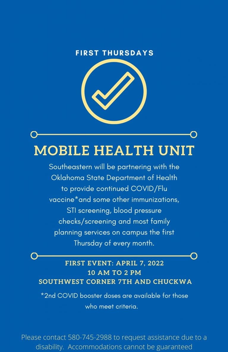 Mobile Health Unit on Camps | Southeastern Oklahoma State University