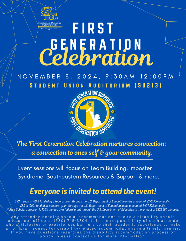 First Generation Celebration | Southeastern Oklahoma State University