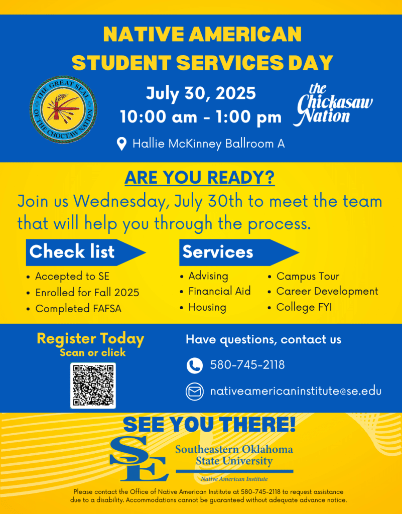 Native American Services Day | Southeastern Oklahoma State University