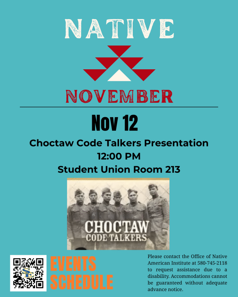 Native November: Choctaw Code Talkers Presentation | Southeastern ...